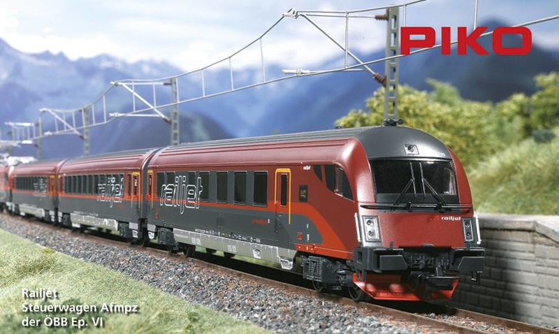 PI57672 Vůz řídící Afmpz 1. tř. Railjet ÖBB | H0 Vozy osobní | Měřítko ...